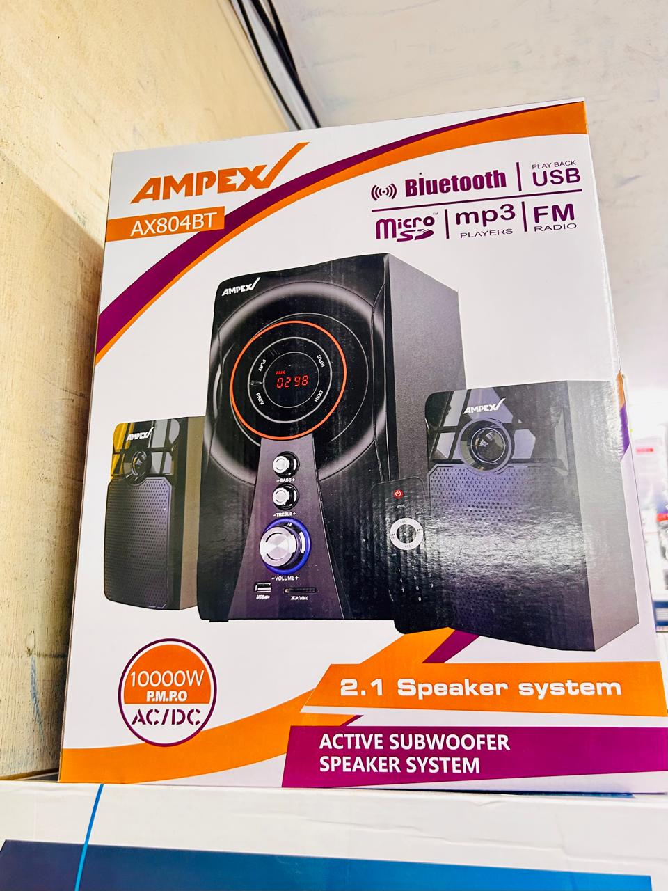 Best price for Ampex AX804BT Sub-woofer Speaker System - 10,000W Power ...