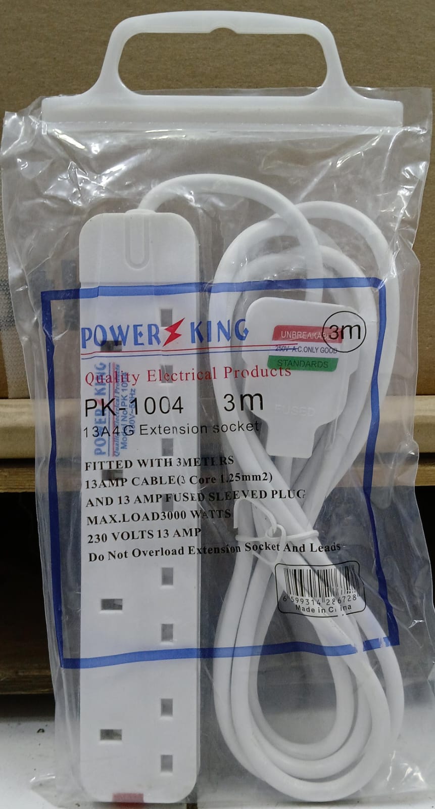 Best price for Power king cable 3mPower King Extension Socket Full ...