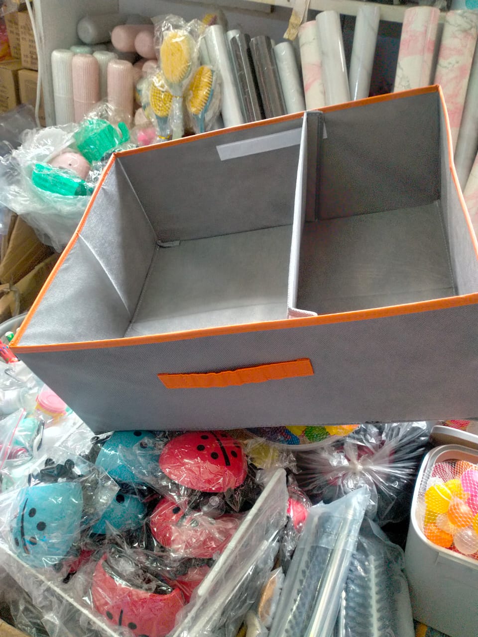 Best price for *FOLDABLE PADDED STORAGE BOX* ️ *Material*; Non- woven ...
