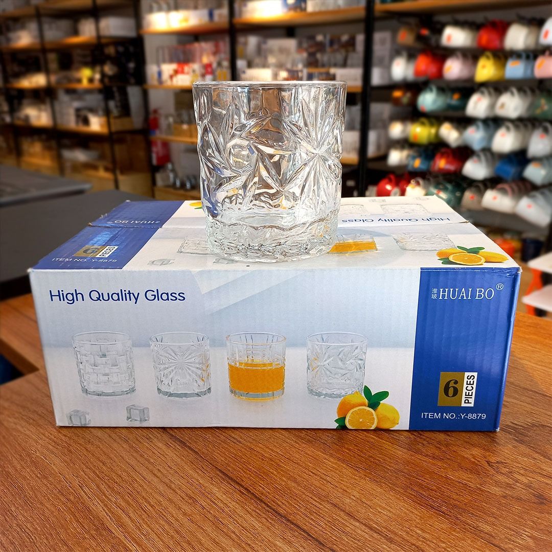 Best price for 6 pcs glasses This glasses are made of soda lime ...