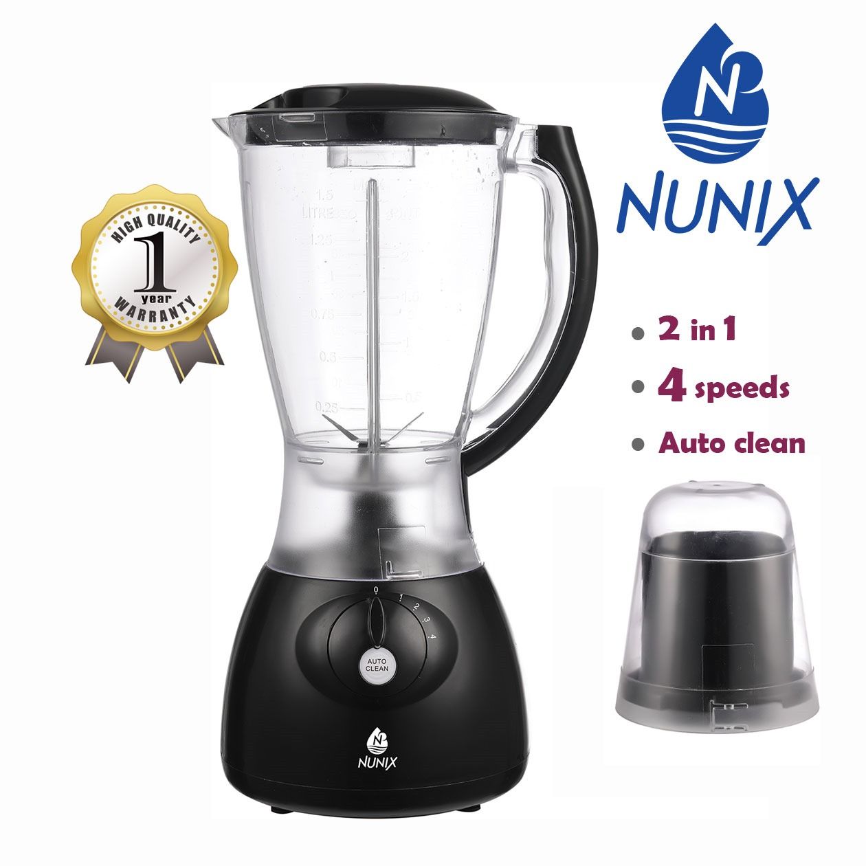 Exclusive discounts for 2 In 1 Blender With Grinding Machine 1.5 Ltrs ...
