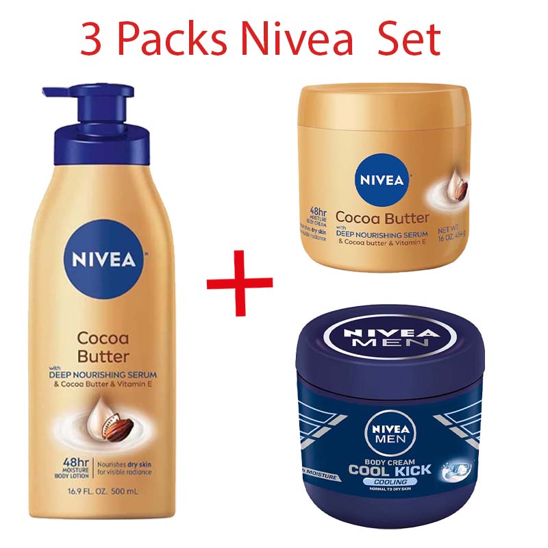 Best price for 3 Packs Set Cocoa Butter Body Lotion + Cocoa Butter Body ...