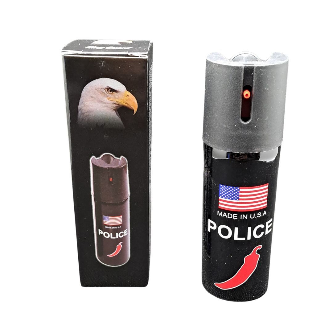 Best price for POLICE USA 60 ML Pepper Spray Self Defense Capsicum Mace ...