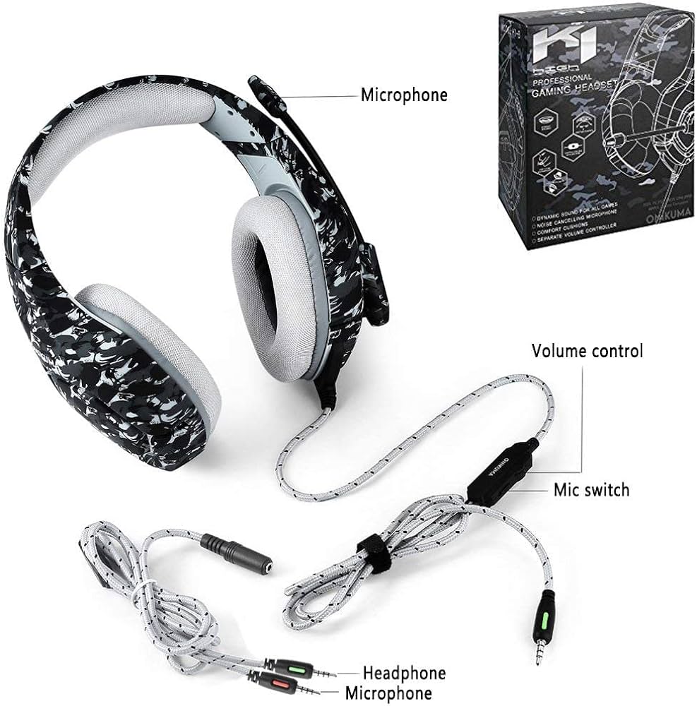 Best price for Onikuma K5 Gaming Headset with Mic and Noise Canceling ...