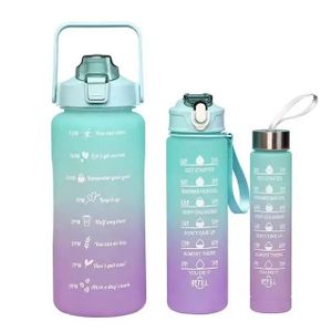 Best price for 3 In 1 Color Motivational Water Bottle With Sticker