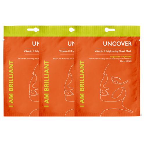 Exclusive discounts for Uncover Multipack Vitamin C Sheet mask -3 pcs 25g