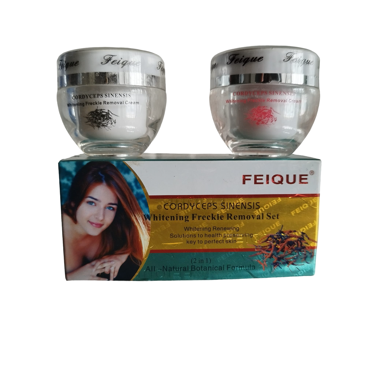 Best price for Feique CORDYCEPS SINENSIS 2in1 Anti-Freckle Set of Day ...