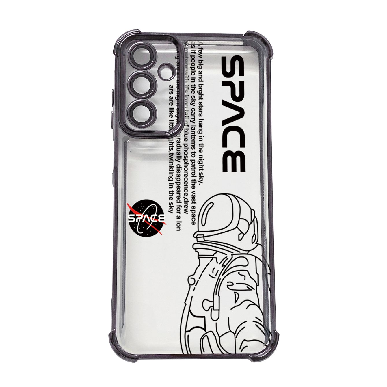 Best price for For POCO X6 C65 X5 5G M6 Pro 4G NASA Space Man Plating ...