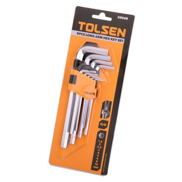 Best price for TOLSEN 20056 9PCS TORX LONG ARM HEX KEY SET