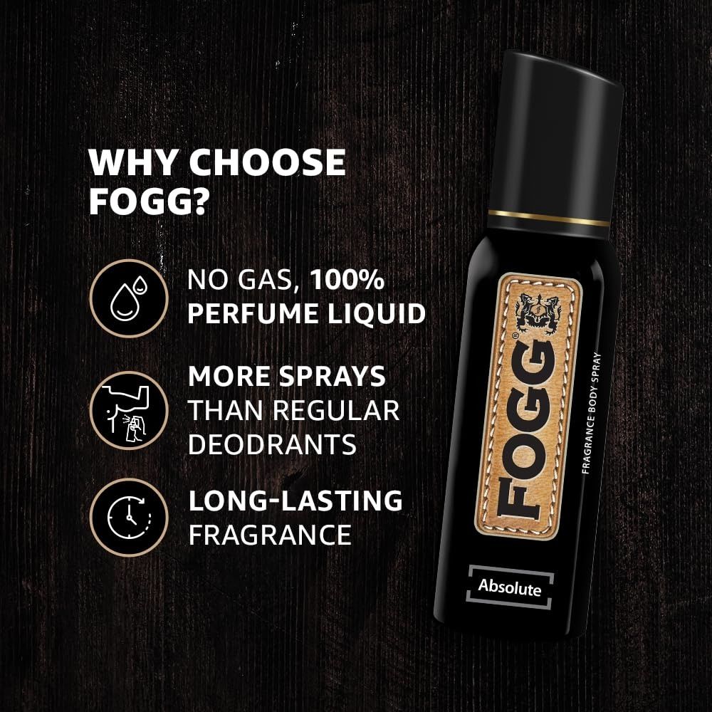 Best price for Generic Fogg ABSOLUTE 120ml perfume spray No Gas ...