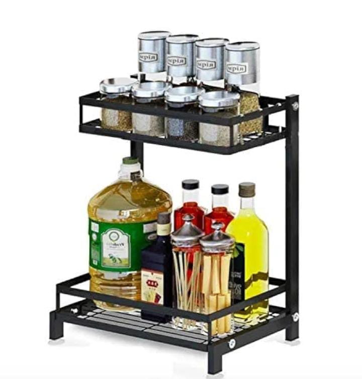 Exclusive discounts for SPICE RACK 2 LAYER BLACK Layer Extra Large ...