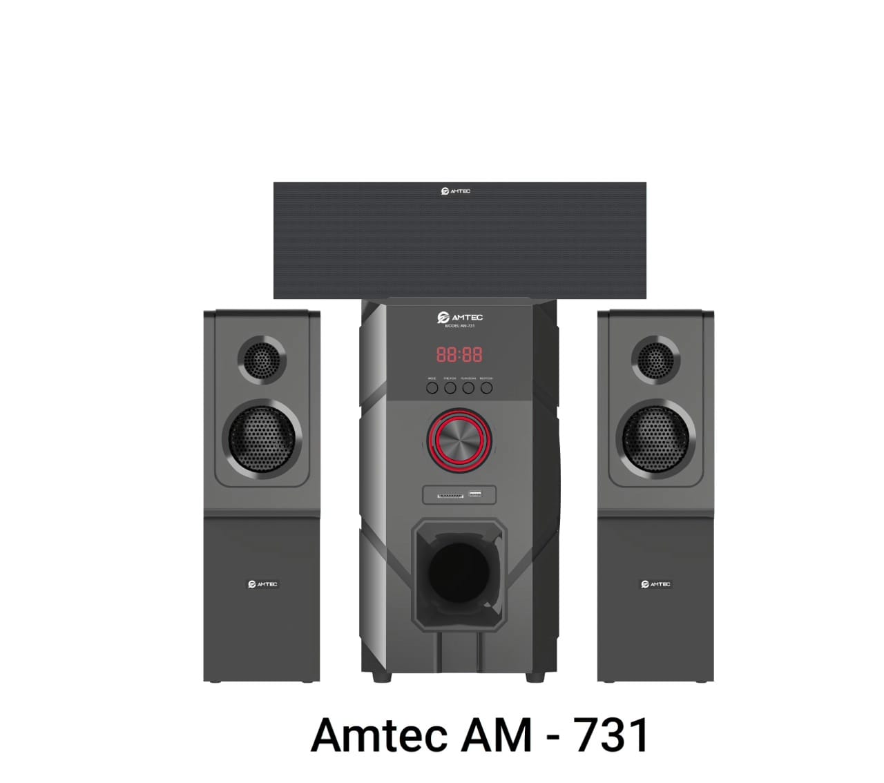Best price for Amtec AM-731 3.1SUPER BASS 20000W PMPO BT/USB/SD/FMThe ...