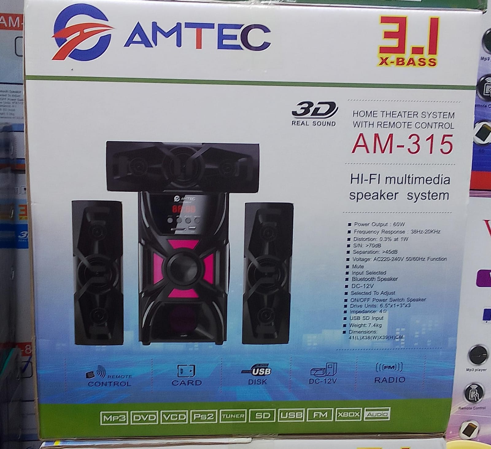 Best price for Amtec AM-315- 3.1CH HI-FI SUBWOOFER 10000WSpeakers ...