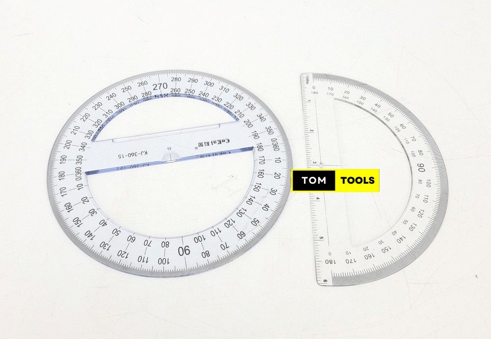 Best price for 2PCS 180° and 360° 15cm Protractors for Technical ...