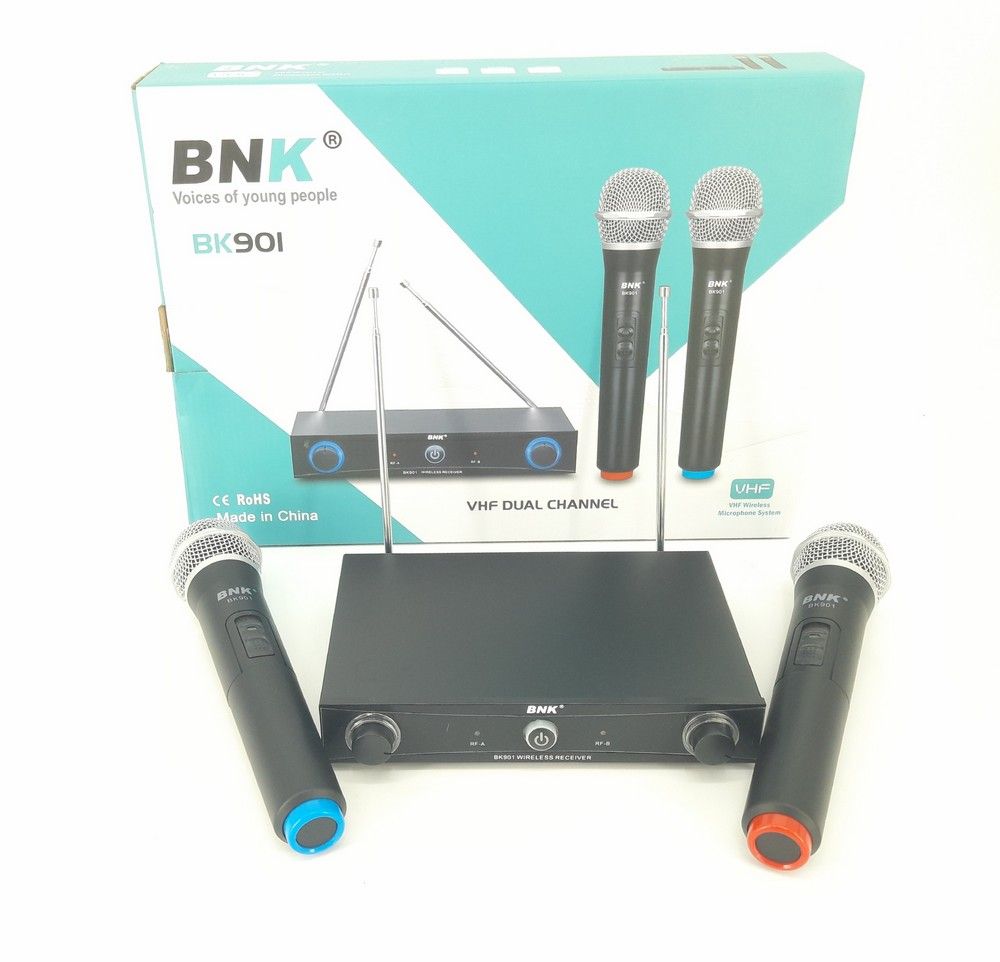 Best price for BNK 901 VHF Dual Channel Wireless Microphone System ...