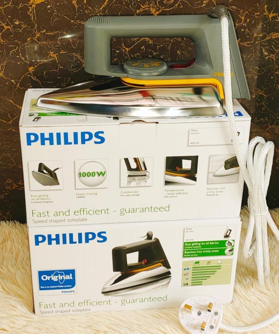 Best price for PHILLIPS DRY IRON BOX. 1200W Dry Iron - Non-Stick ...