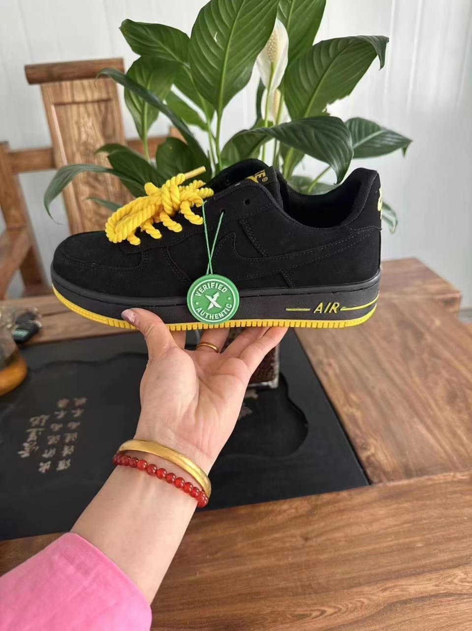 Best price for NEW ARRIVAL NIKE AIR FORCE 1 , BLACK SUEDE , CHUNKY ...