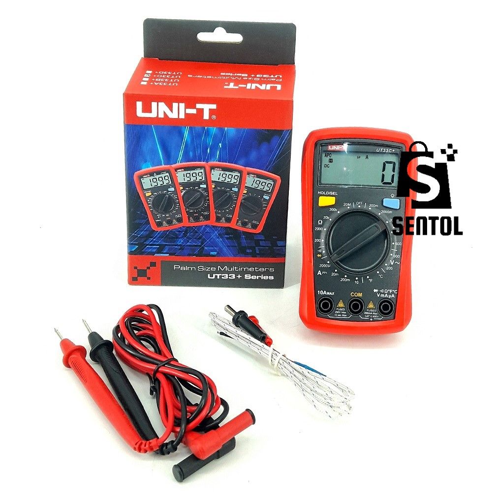 Best price for UNIT UNI-T UT33C+ Backlit Palm Size Digital Multimeter ...