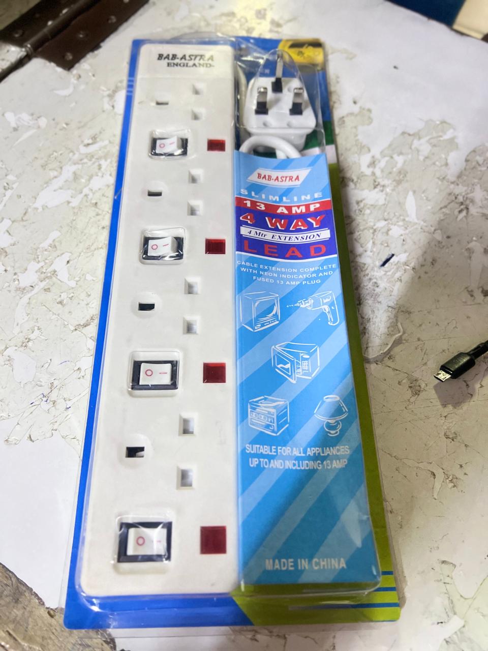 Exclusive discounts for Astra 4 WAY POWER EXTENSION. Long cable for ...