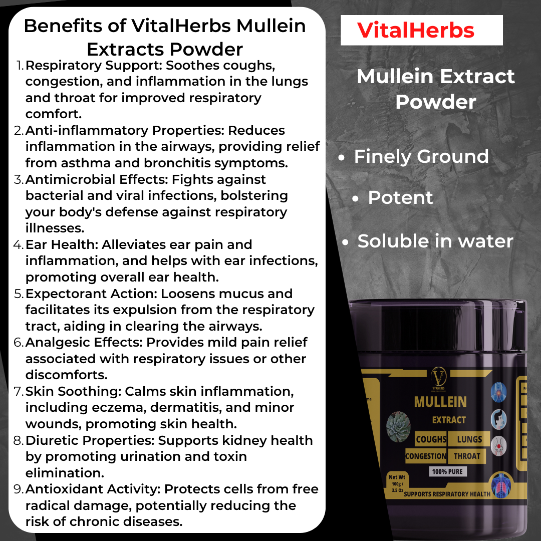 Best price for Mullein Extract Powder - 100% Pure,Finely Ground,Soluble ...