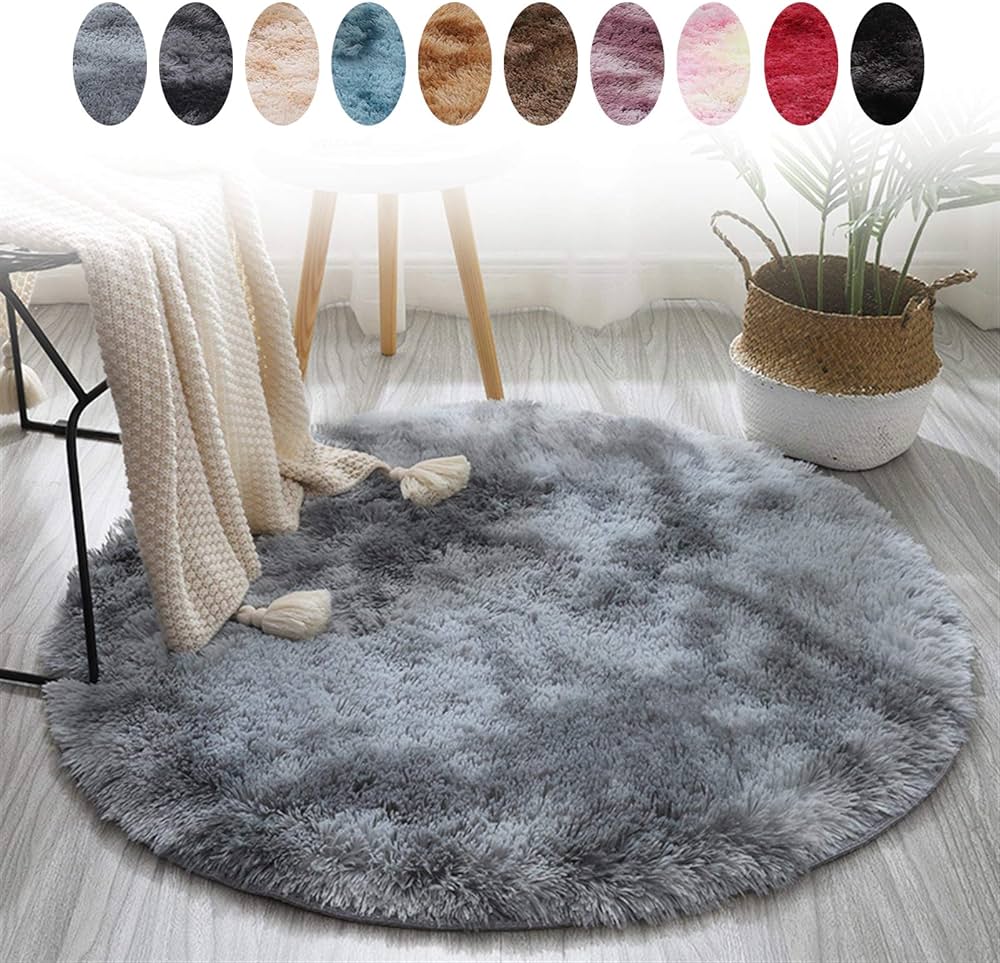 Best price for 🔅🔅🔅Classy Round fluffy mat 🔸Diameter 3.3ft