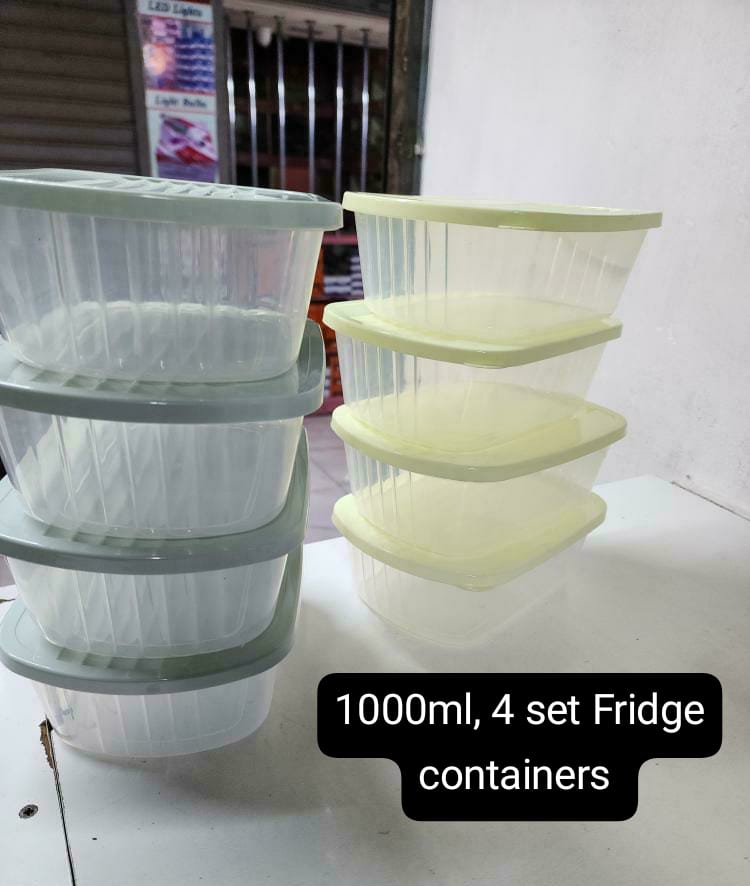 Best price for 4pc 1000ml Food Storage Box, Multifunction BPA Free Plastic fridge containers ...