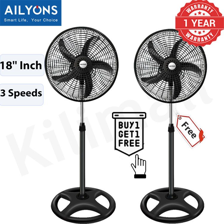 Best price for AILYONS FS-1801 18'' Inch Stand Fans, 3 Speed, 2PCS(Buy ...
