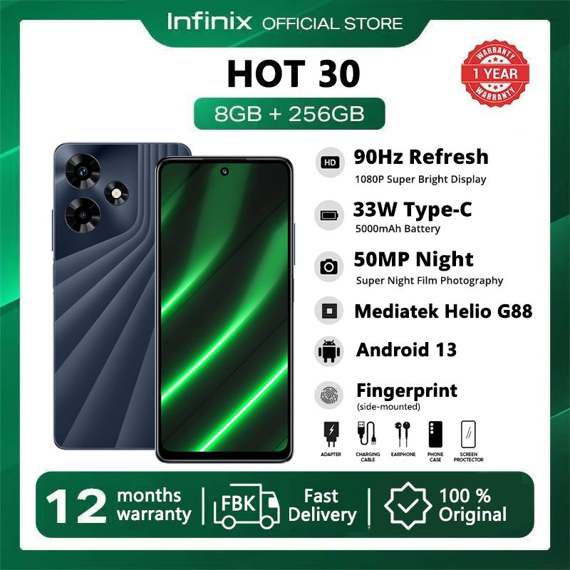 Best price for [Clearance sale] Infinix HOT 30 16GB(8+8) RAM+256GB Dual ...