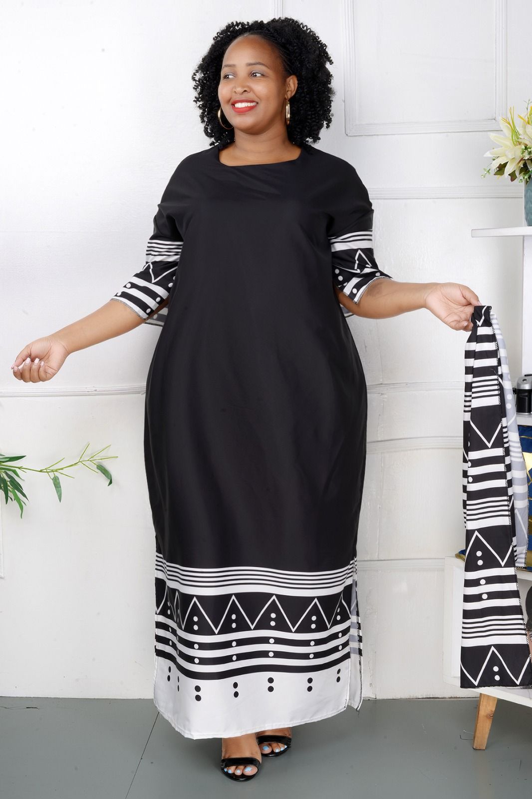 Black Friday Discounts for Merimet Tribal Print Maxi Long Dress