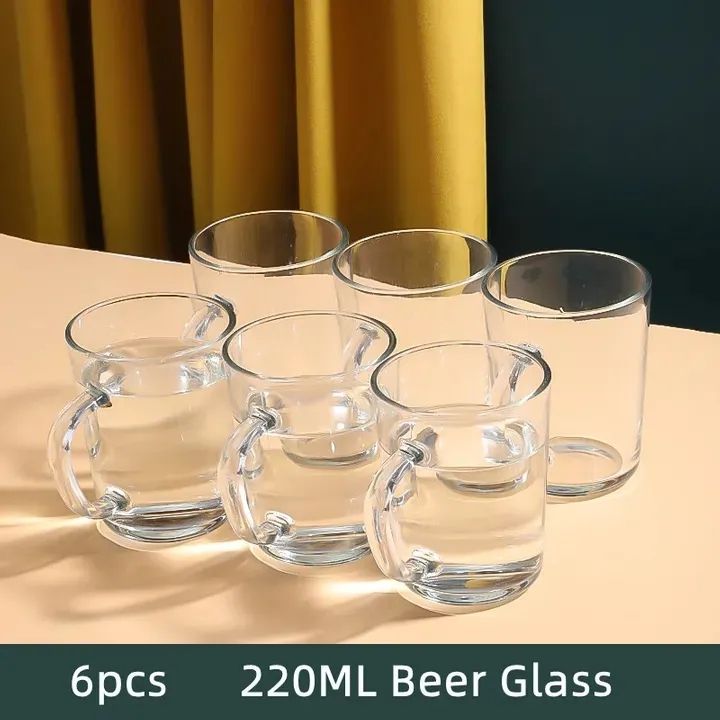 Best price for Niceone 6pcs 220ML High Quality Glass tea Glass ...