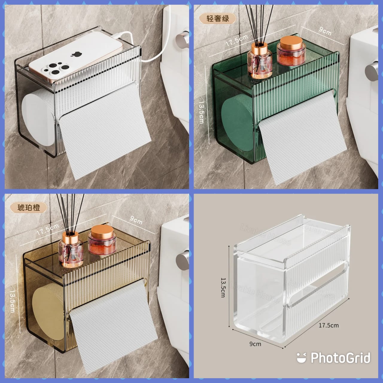 Best price for Durable Acrylic tissue / serviette box Bottom hollow ...