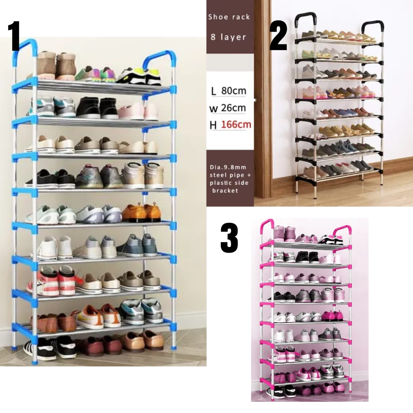 Best price for SHOE RACK;- Adjustable Portable 8 Layer Shoe Rack With ...