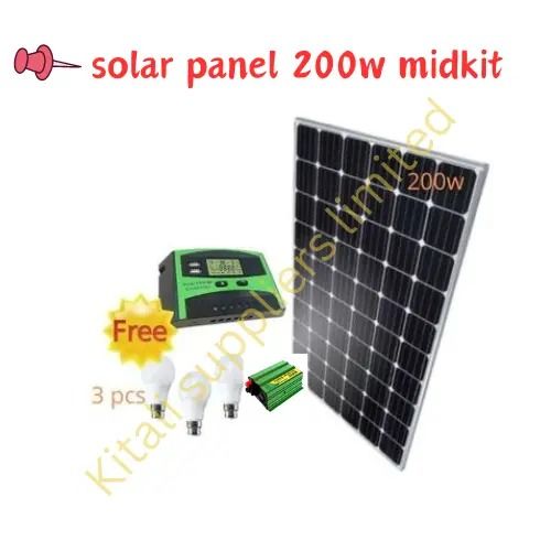 Best price for 200W Solar Power Kit with 300W Inverter, 10A Controller ...
