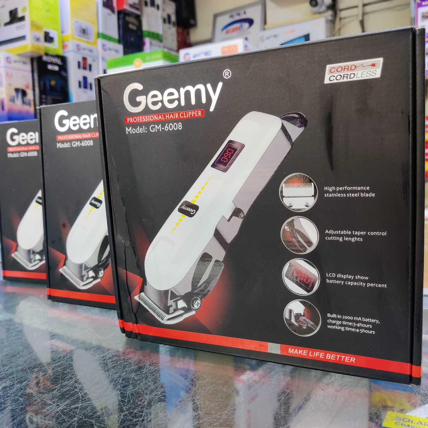 Best price for Geemy Cordless Rechargeable Hair Clipper ; With 4 kinds ...
