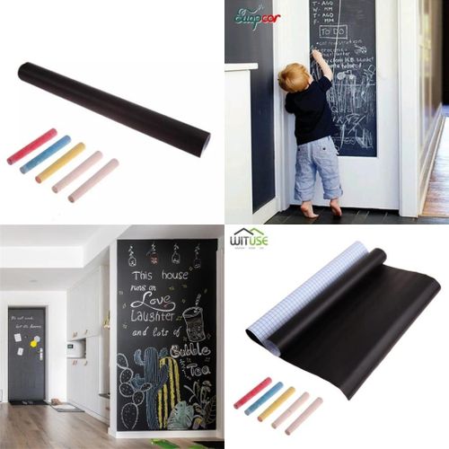 Best price for 45x200cm Chalkboard Stickers Wall -Self Adhesive DIY ...