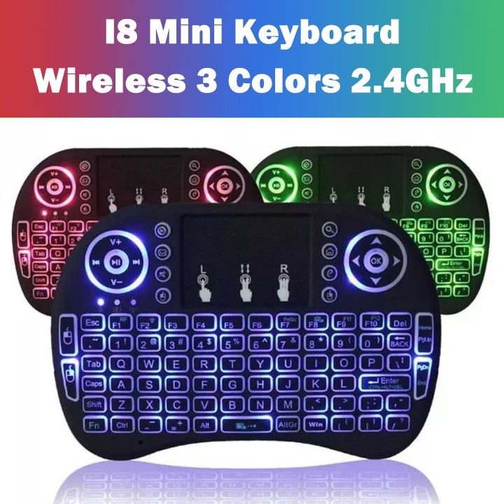 Best price for 2.4G Keyboard i8 with Touchpad Backlit Mini Wireless ...