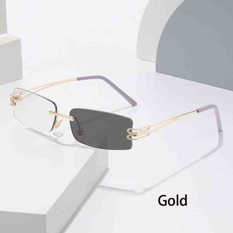 Best price for Borderless Color Changing Glasses Frame For Women Men ...