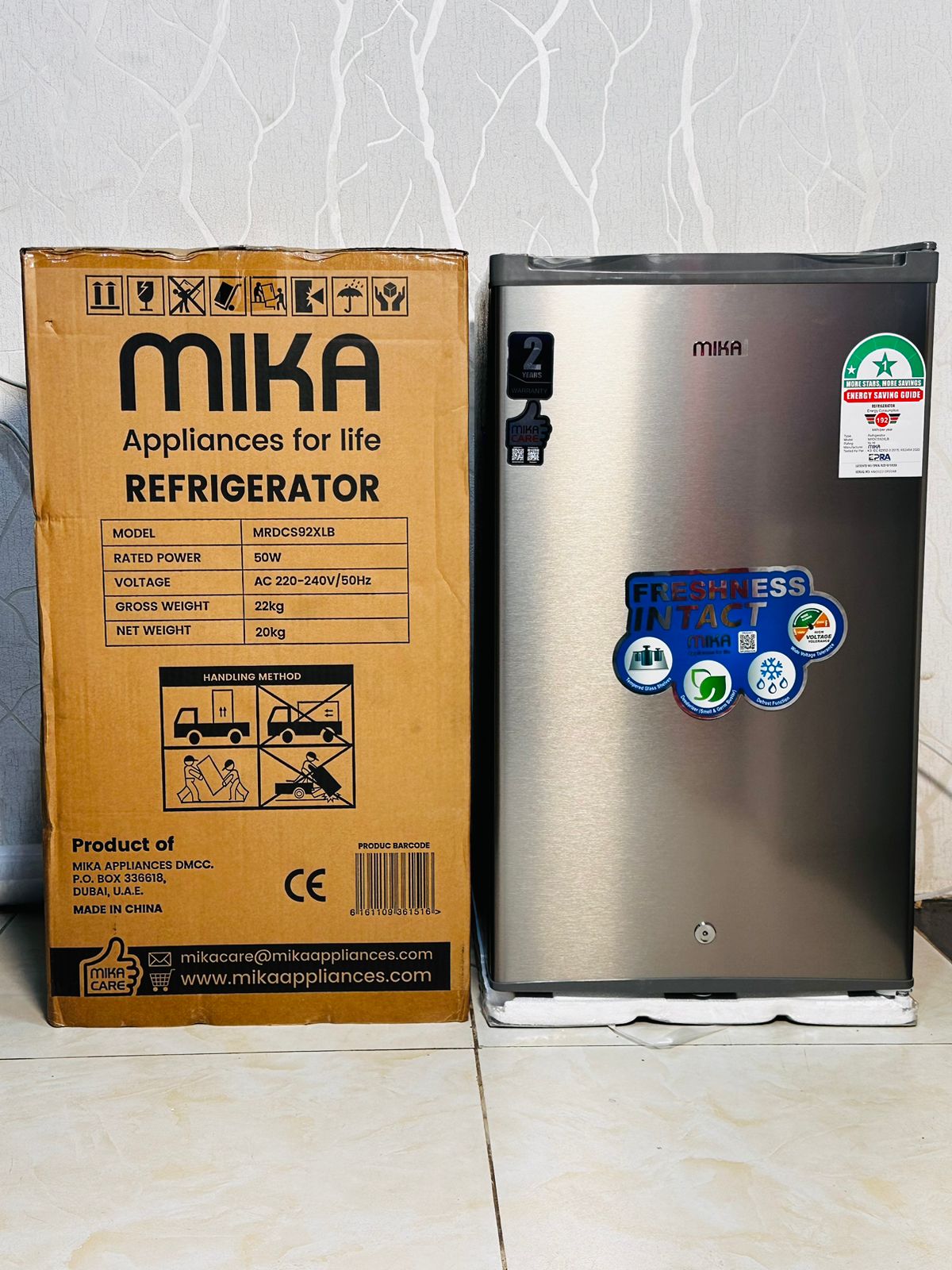 Black Friday Discounts for Mika MRDCS92XLB 92L Single door fridge