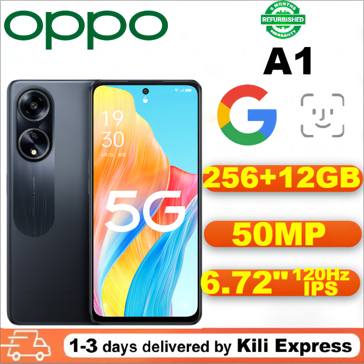 Exclusive discounts for Refurbished OPPO A1 Smartphones 256GB+12GB 6.72 ...