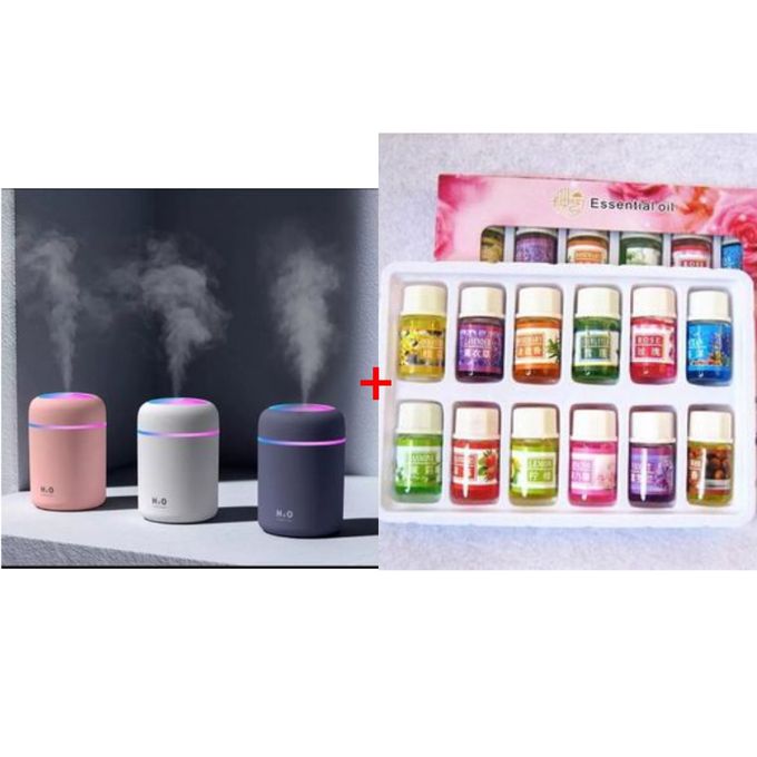 Best price for Humidifier + 12pcs Essential Oils