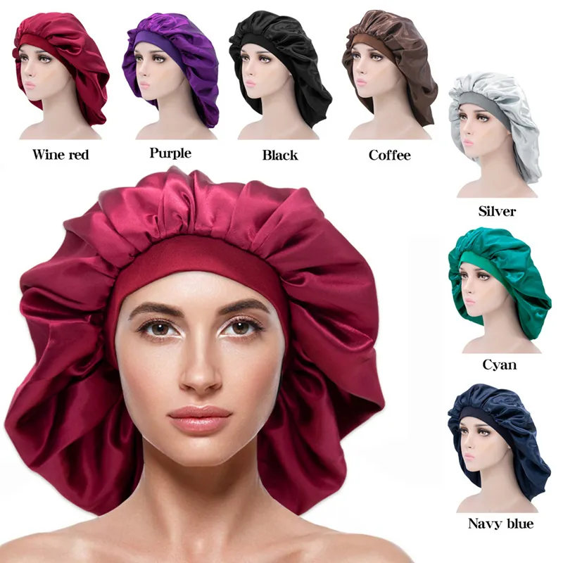 Best price for Extra Large Satin Hair Bonnet for Sleeping Cap 17 inches ...