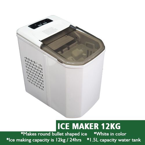 Best price for Portable Ice Cube Maker Machine 12kg/24hrs Color-White ...