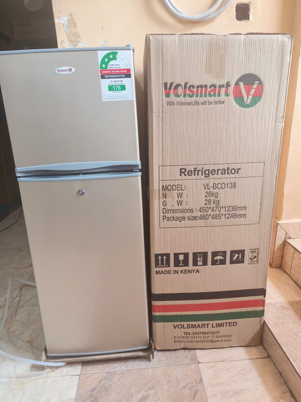 Best price for Volsmart 138litres double door refrigerator Super ...