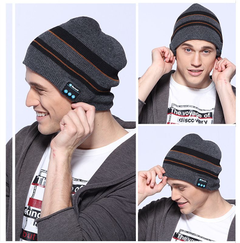 Best price for Bluetooth hat Headphones Washable Hat Thin knitted Cap ...