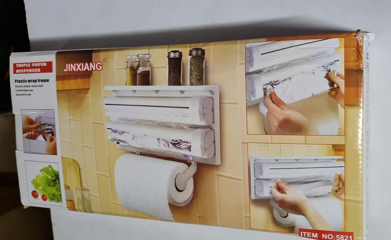 Best price for Tripple paper dispenser Cling Film,Aluminium Foil,Roll ...
