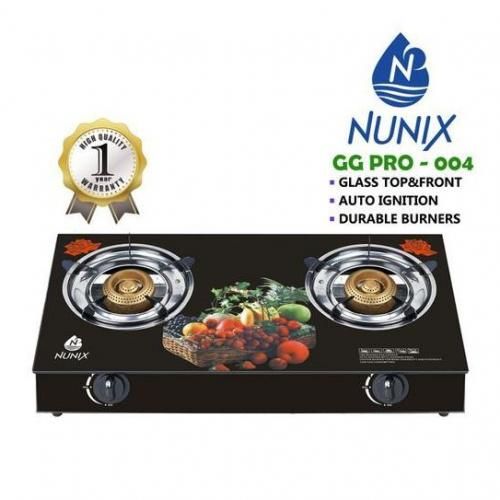 Best price for Nunix Auto Igination 2 Burner Glass Table Top Gas Stove ...