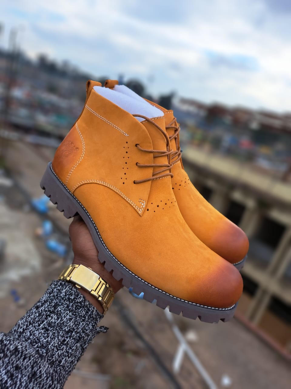 Best price for Quality Design Leather Men's Timberland Clark Boots