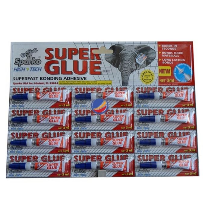 Best price for Sparko Supa Glue, full dozen Color-multicolor 1000073335