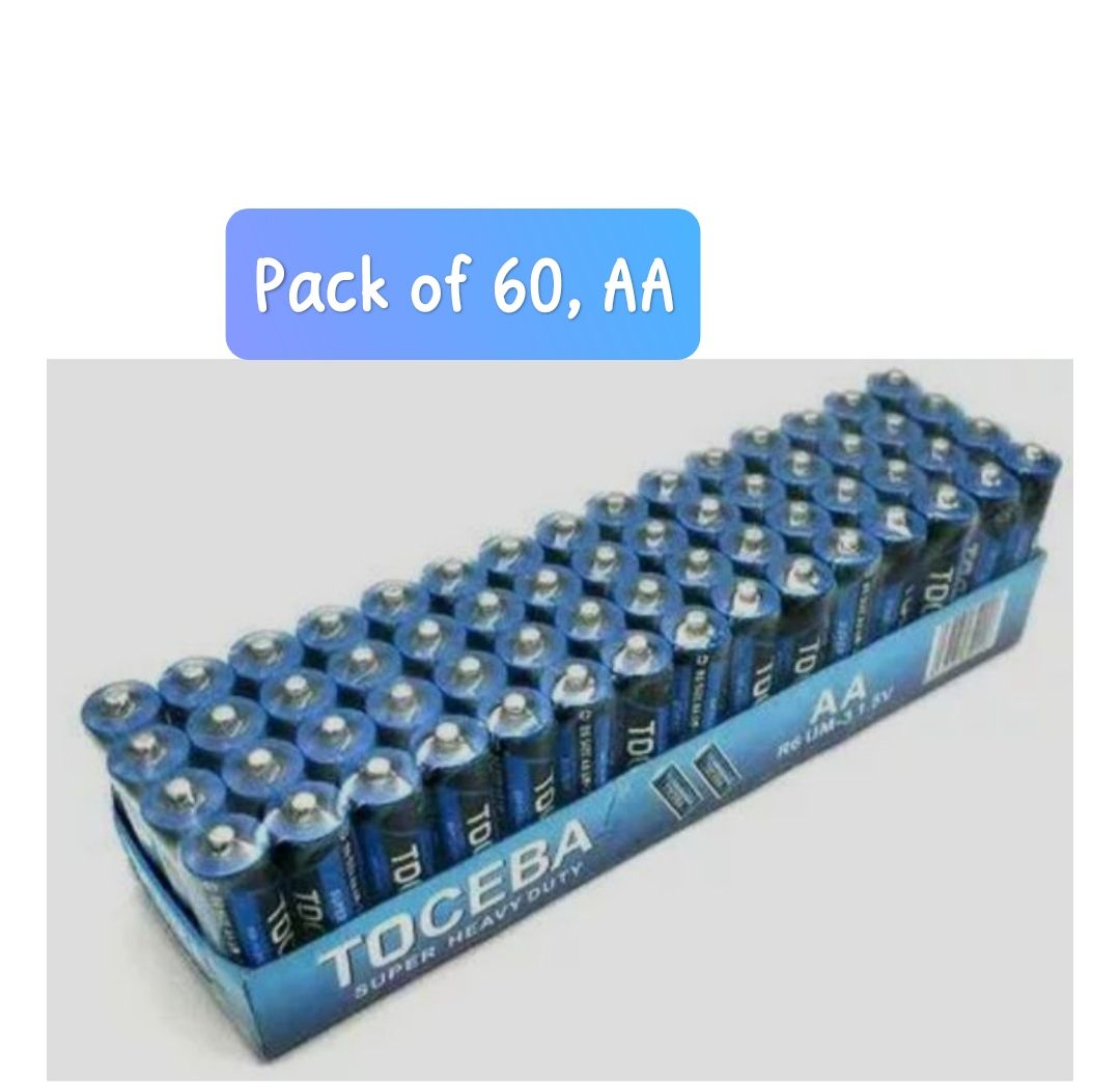 Best price for Tocebal Heavy Duty Replaceable Batteries, AA or AAA Pack ...