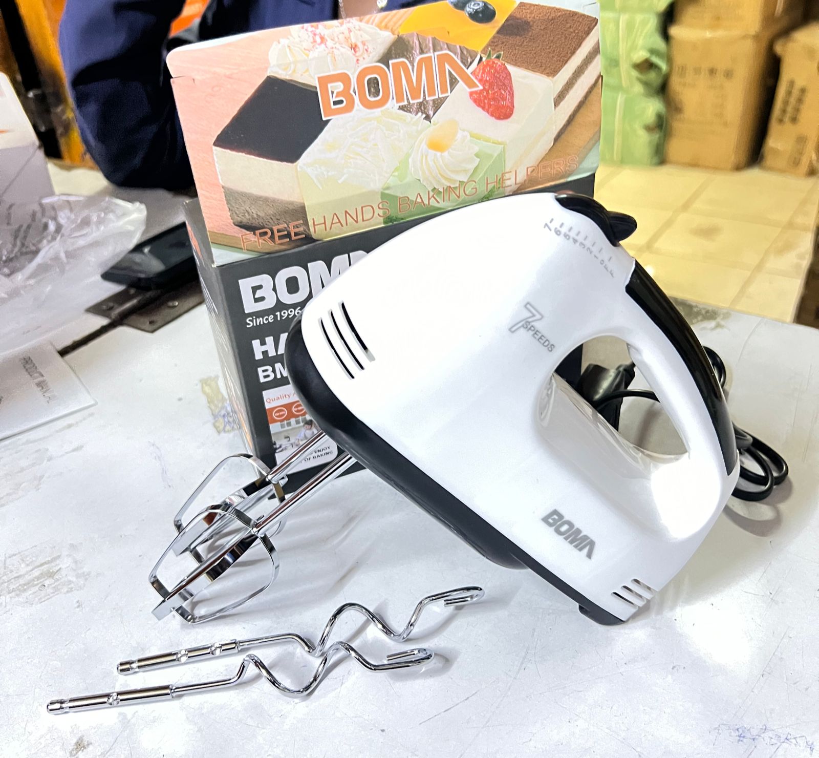 Best price for Boma hand mixer Food Mixer 5 Speed Handheld Mixer, 5 ...